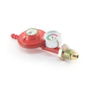 23143, 37mbar PROPANE REGULATOR WITH PRESSURE GAUGE - Adams Gas