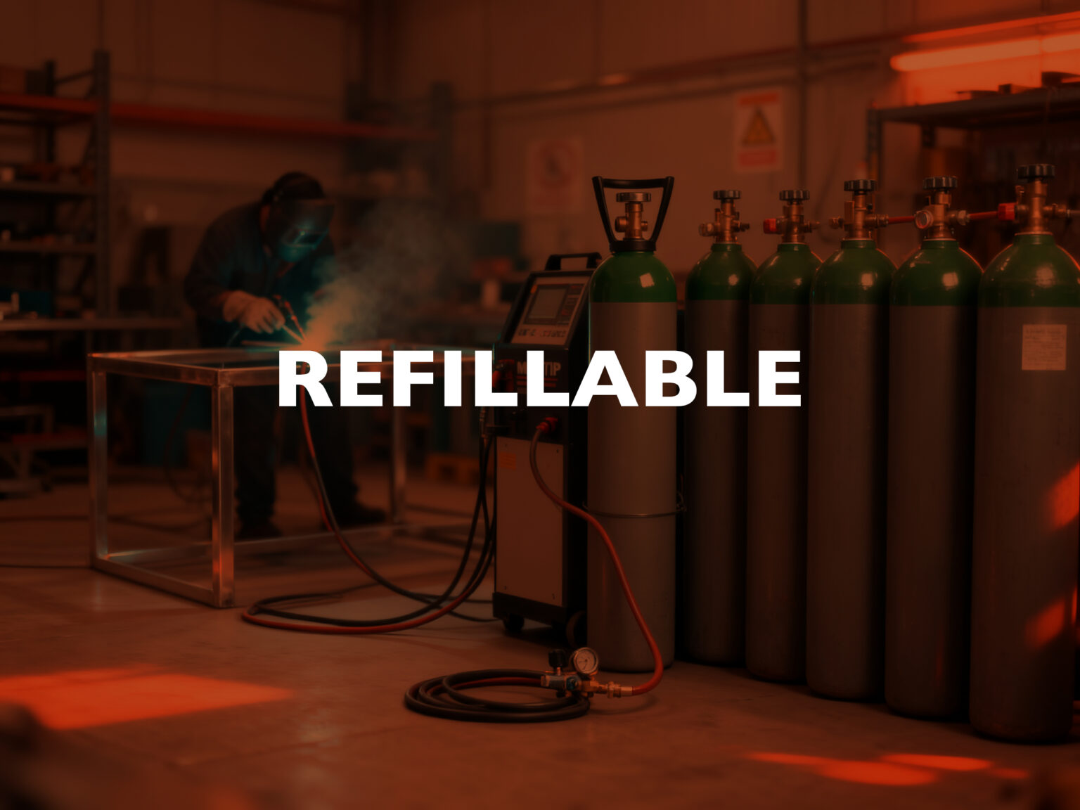 Refillable Argon Cylinders - Adams Gas